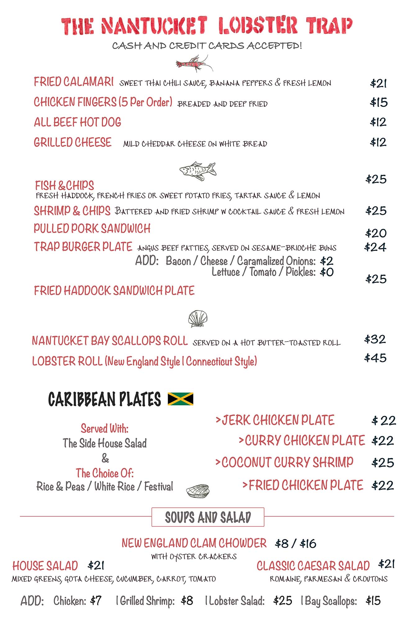 Takeout Menu – Nantucket Bay Scallop Trading Company, a Division of the ...